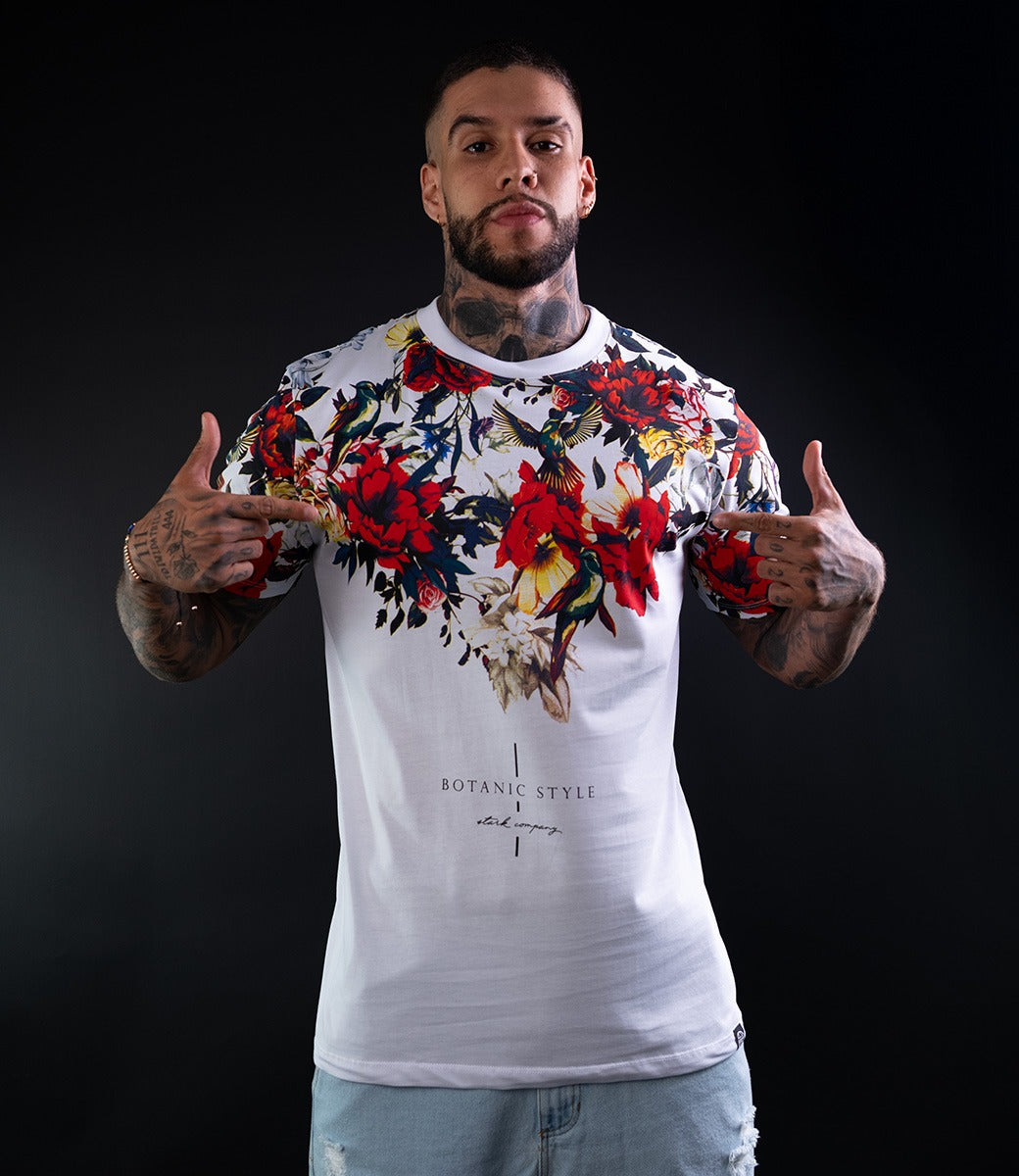 CAMISETA ALTO GRAMAJE FLOWERS – BOLD STORE